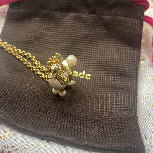 kate spade | Jewelry | Rare Kate Spade Necklace Year Of The Dog Poodle ...